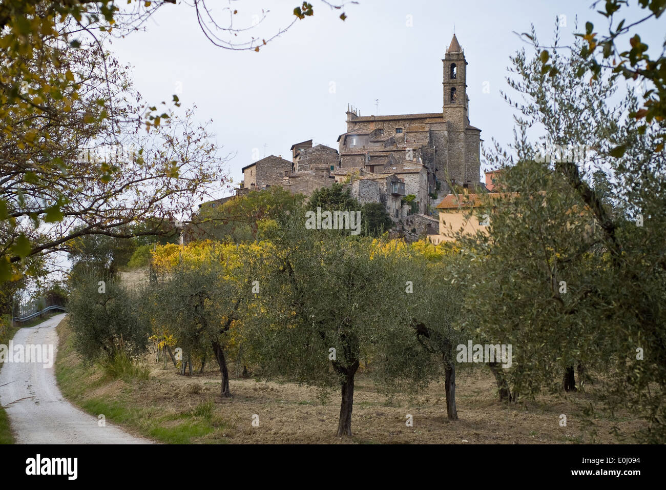 Baschi dell'Umbria, Italy; panorama Stock Photo - Alamy