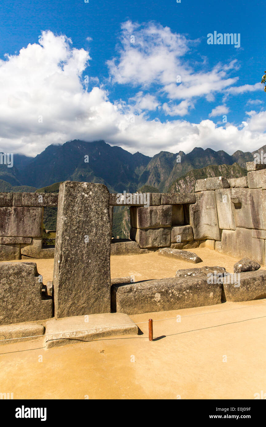 Mysterious city - Machu Picchu, Peru,South America. The Incan ruins ...
