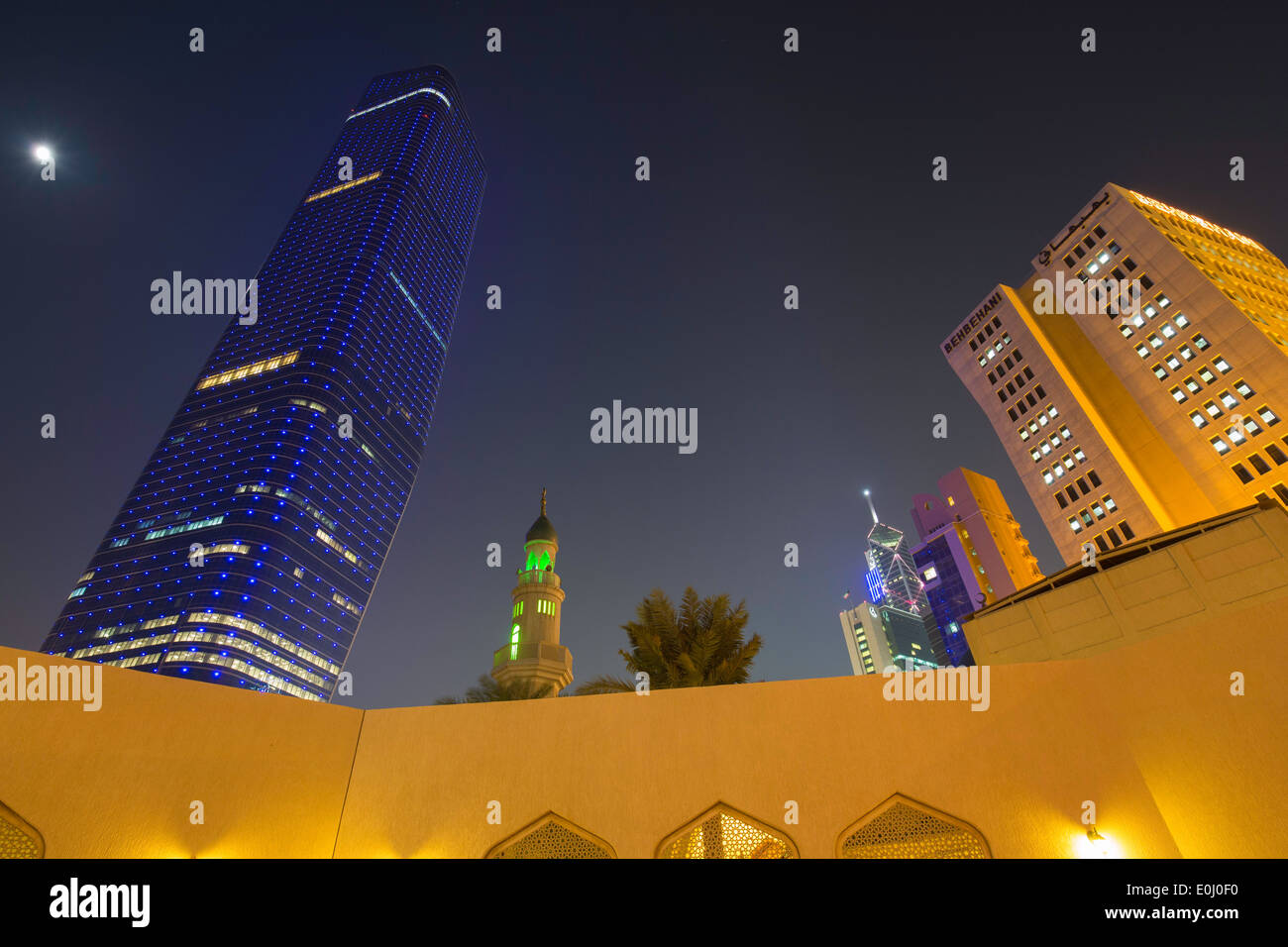 Kuwait city night view hi-res stock photography and images - Alamy