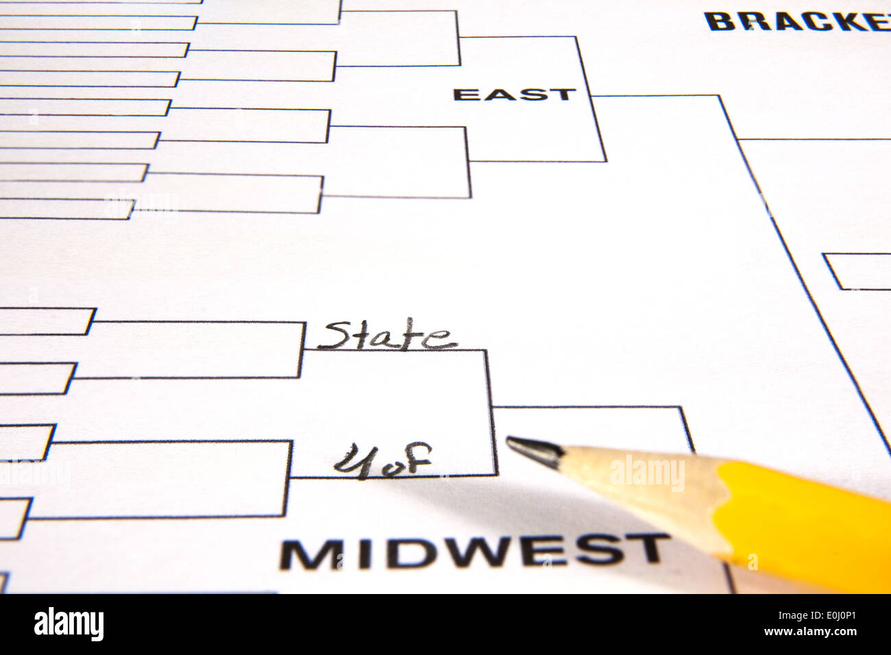 March madness bracket hi-res stock photography and images - Alamy