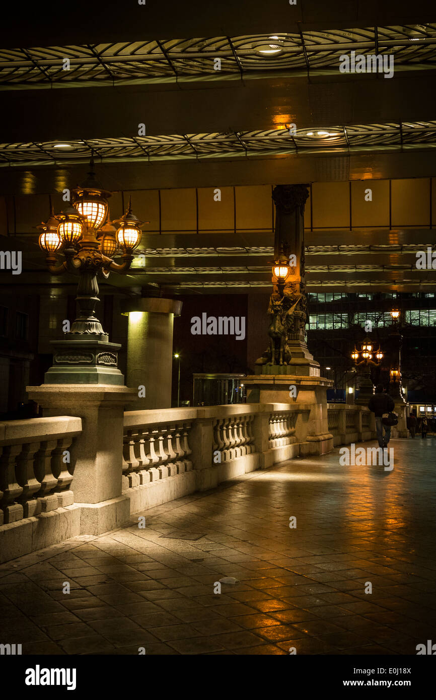 Nihombashi bridge at night Stock Photo - Alamy