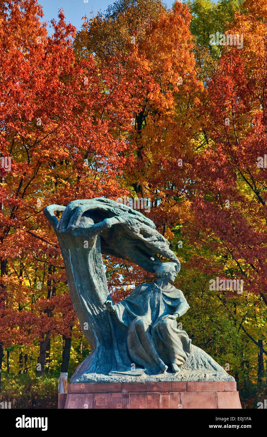 Warsaw chopin monument in lazienki park hi-res stock photography and ...