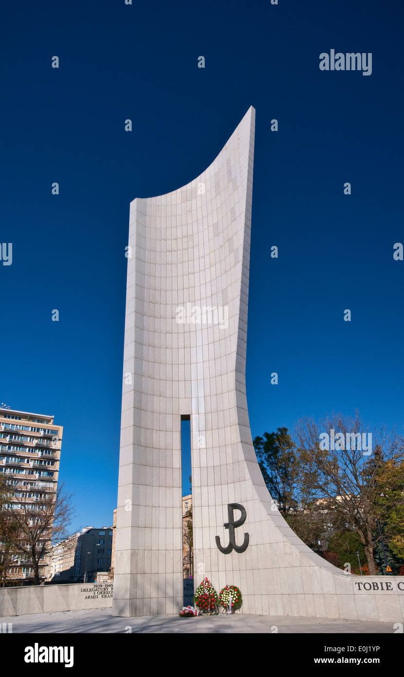 Monument to the home army hi-res stock photography and images - Alamy