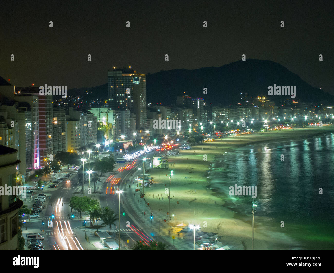 Rio skyline night hi-res stock photography and images - Alamy