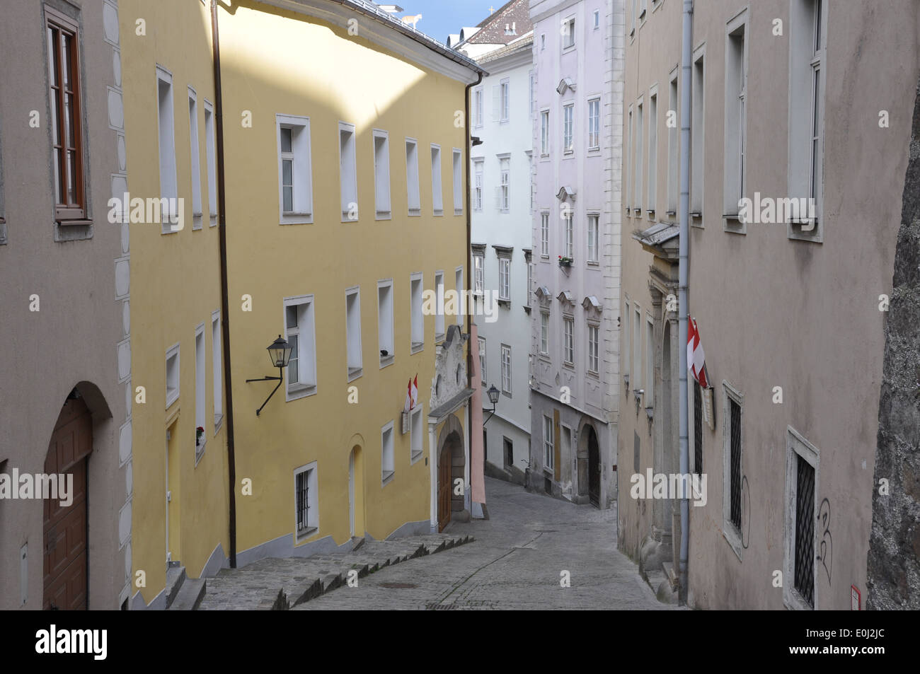 Linz austria town street hi-res stock photography and images - Alamy