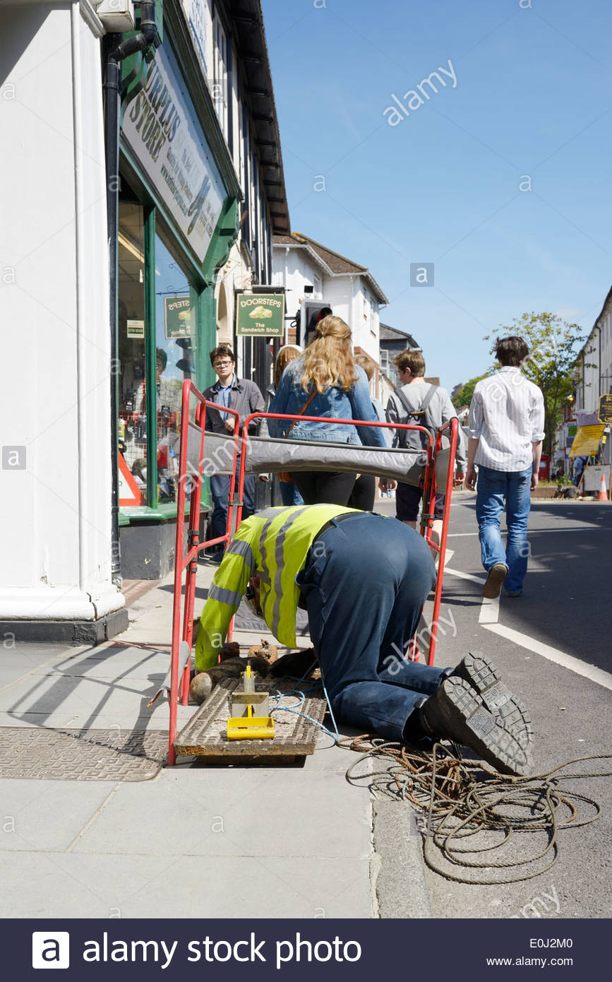 Bt Openreach Engineer Working High Resolution Stock Photography and ...