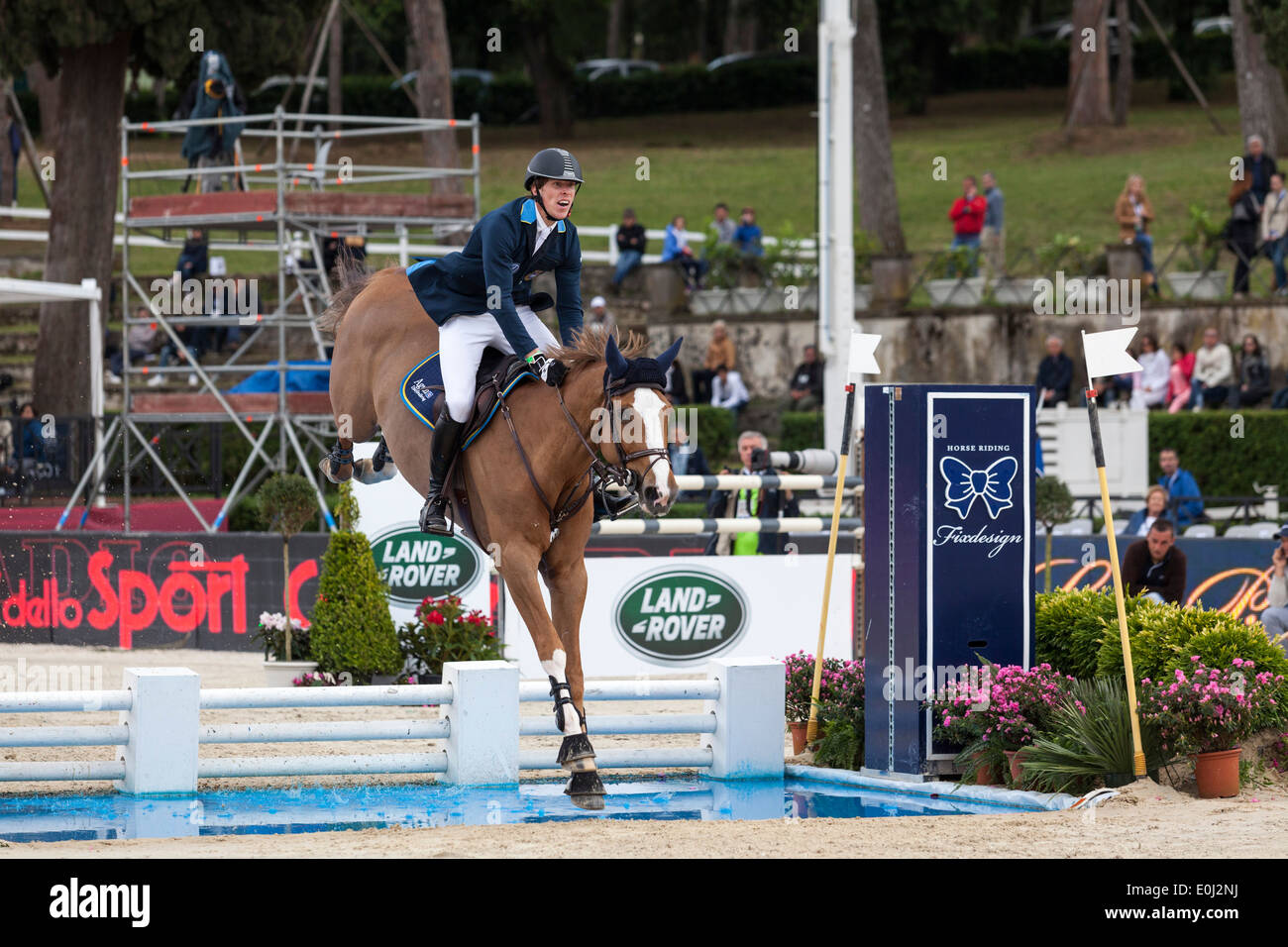Peder Fredricson of Sweden competing in the Furusiyya FEI Nations Cup ...