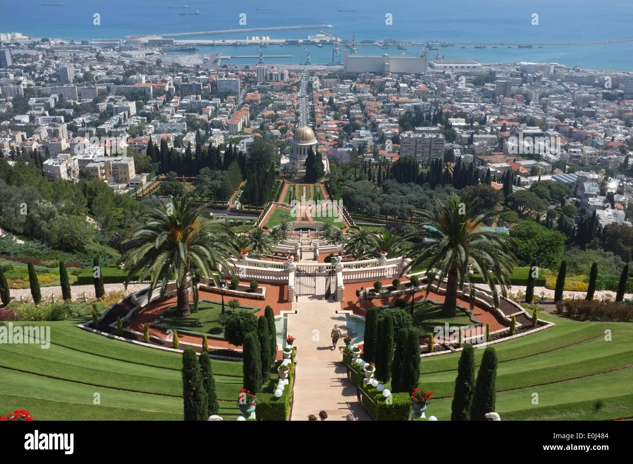 The Bahai Temple and Gardens, designed by Canadian architect William ...