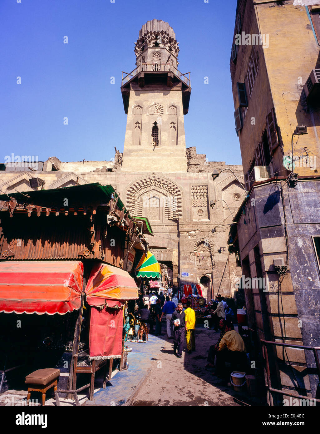 the Khan el Khalili bazaar area old Cairo Egypt Stock Photo - Alamy