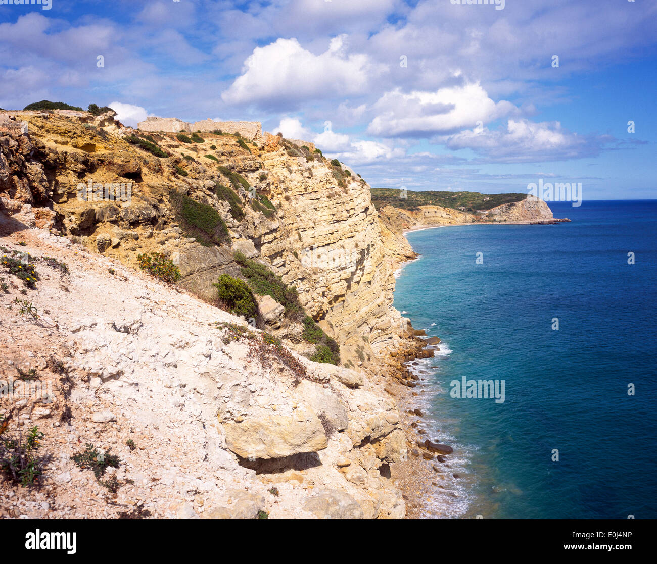 Almadena fort near Burgau Algarve Portugal Stock Photo - Alamy