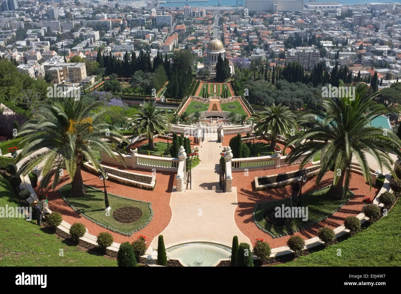 The Bahai Temple and Gardens, designed by Canadian architect William ...