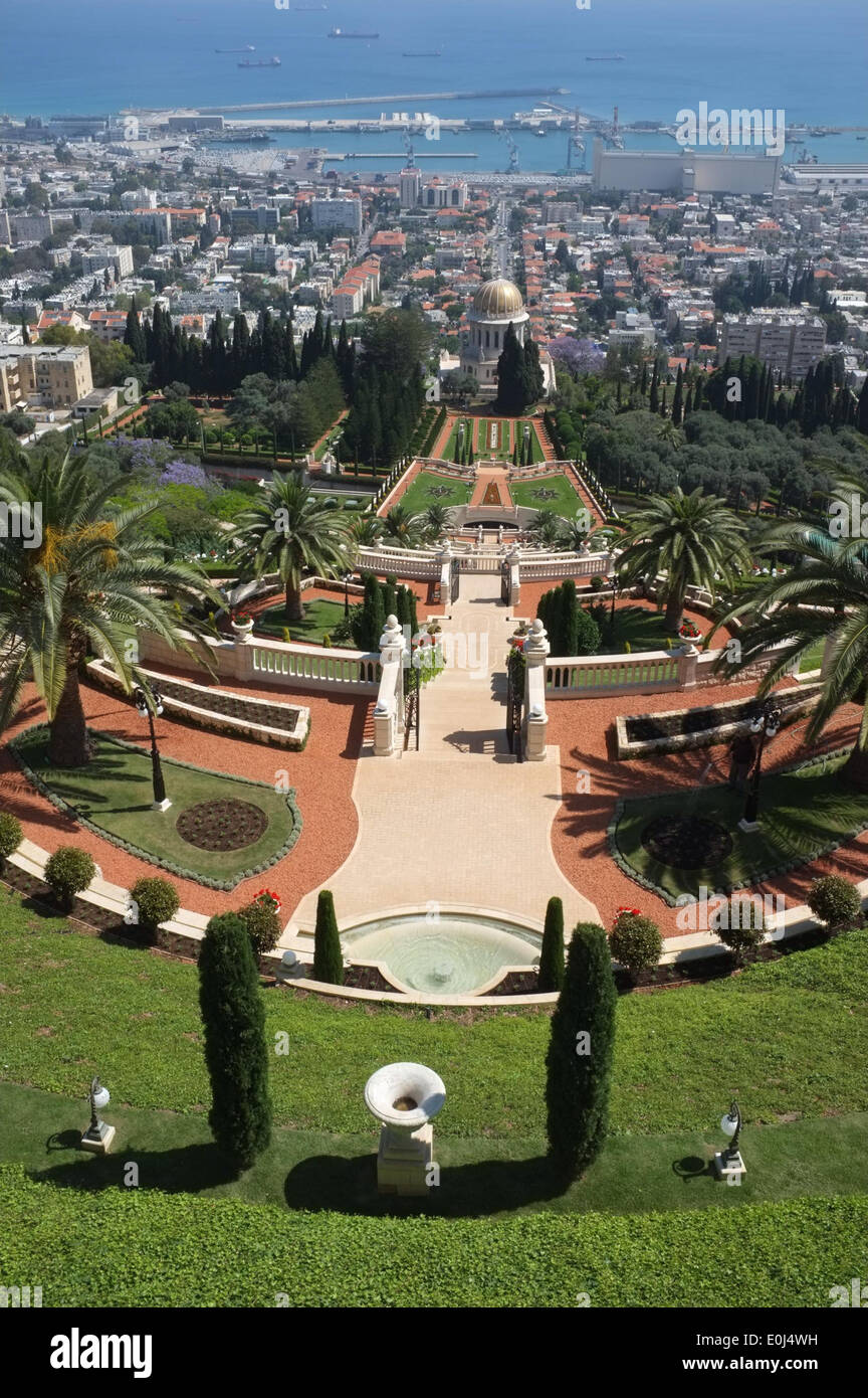The Bahai Temple and Gardens, designed by Canadian architect William ...