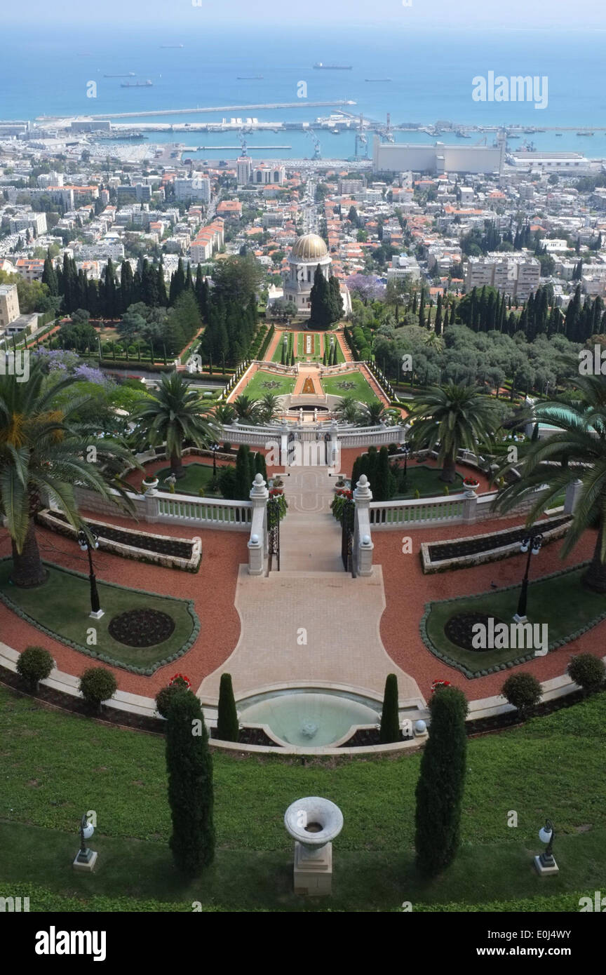 The Bahai Temple and Gardens, designed by Canadian architect William ...