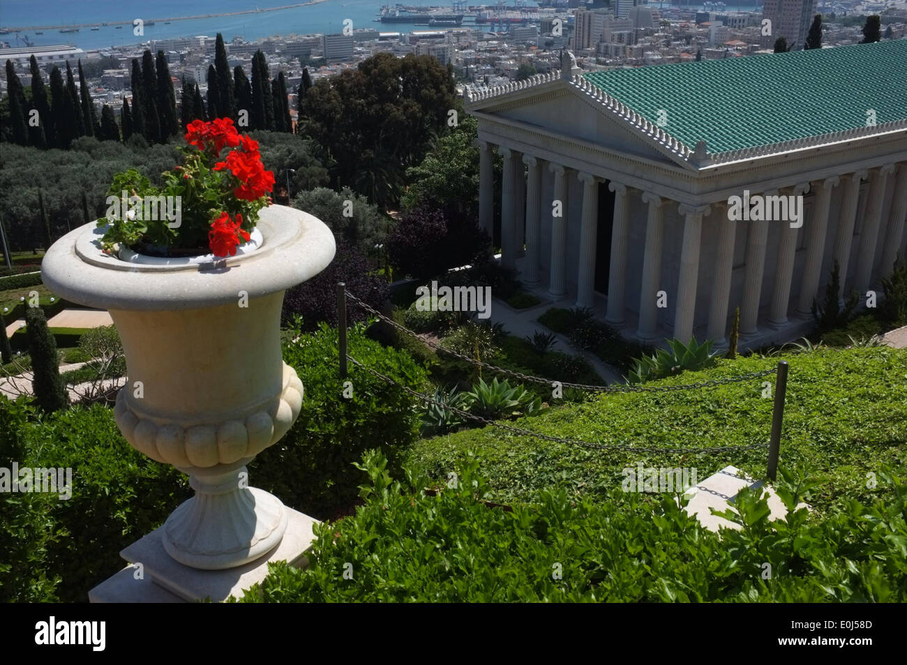 The Archives Building at the Bahai Temple and Gardens, designed by ...