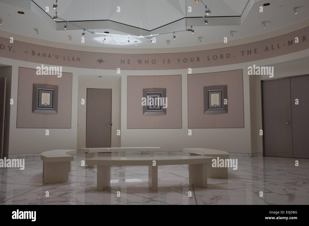 The Visitor Information Center at the Bahai Temple and Gardens ...