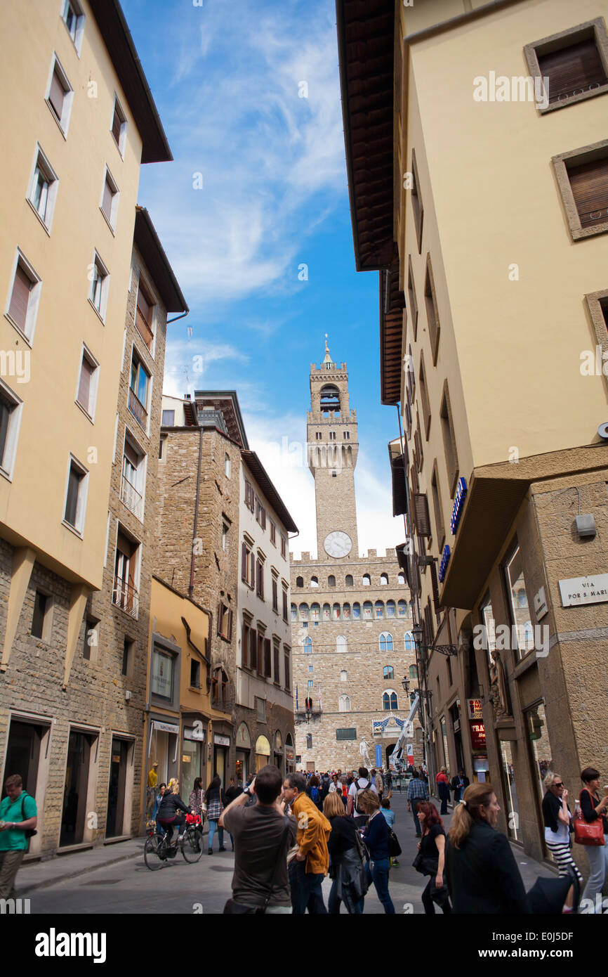 Street of Florence Stock Photo - Alamy