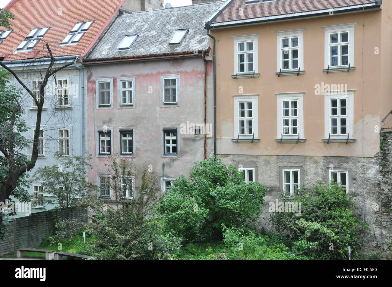 Old rundown buildings in central Bratislava Stock Photo - Alamy