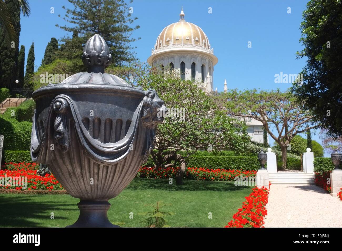 The Bahai Temple and Gardens, designed by Canadian architect William ...