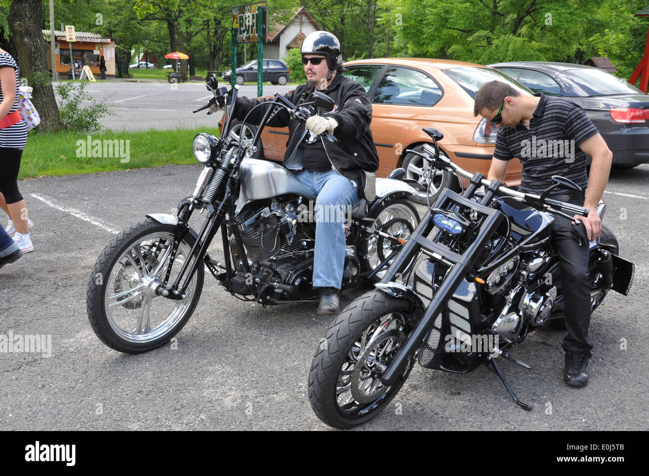 Custom motorcycles hi-res stock photography and images - Alamy