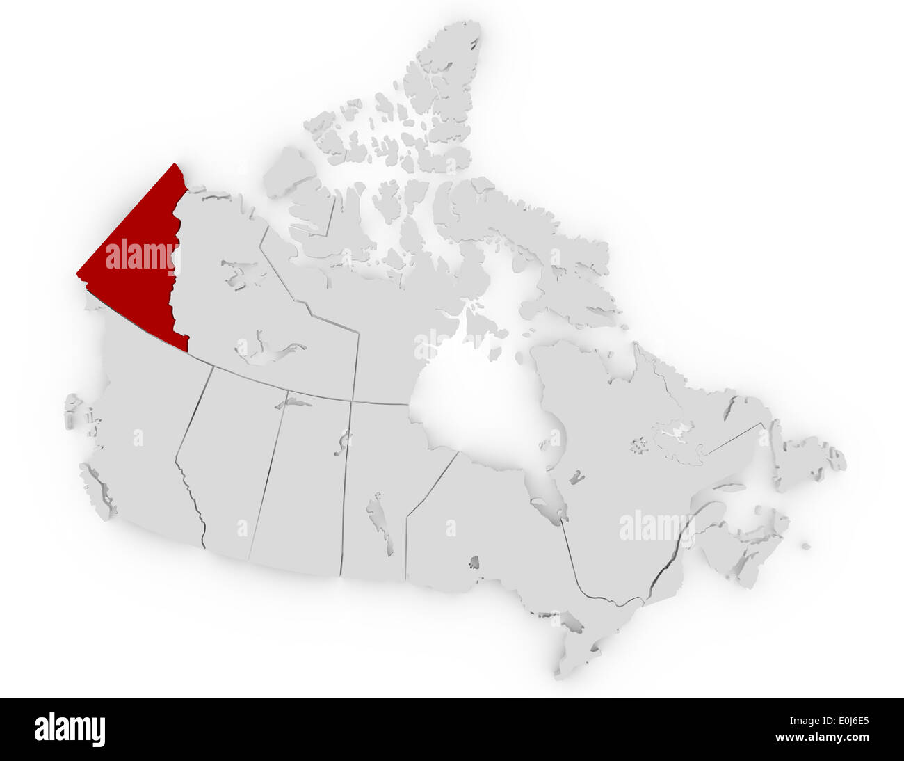 Canada canadian provinces north Cut Out Stock Images & Pictures - Alamy