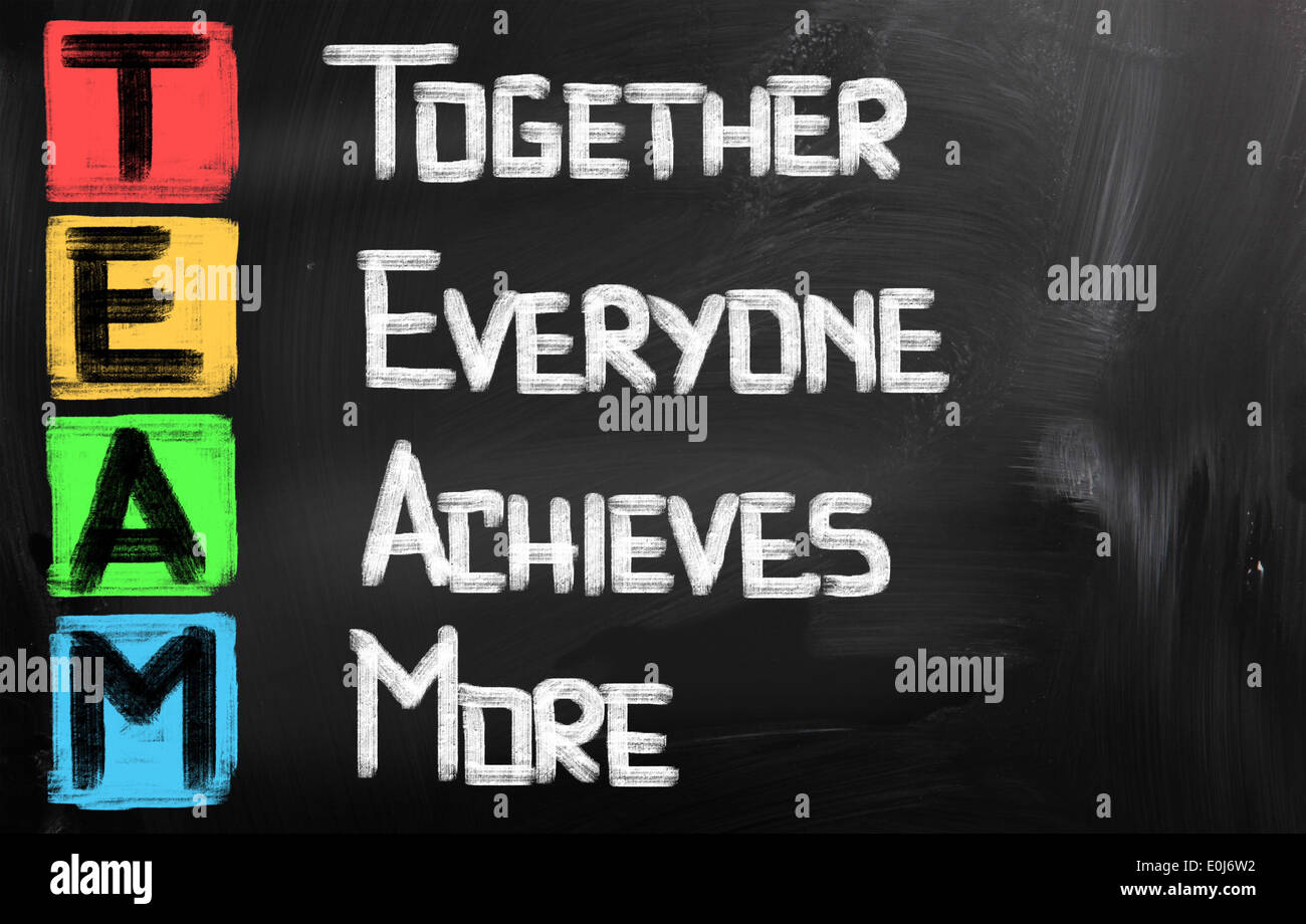 Business acronym team together everyone hi-res stock photography and ...