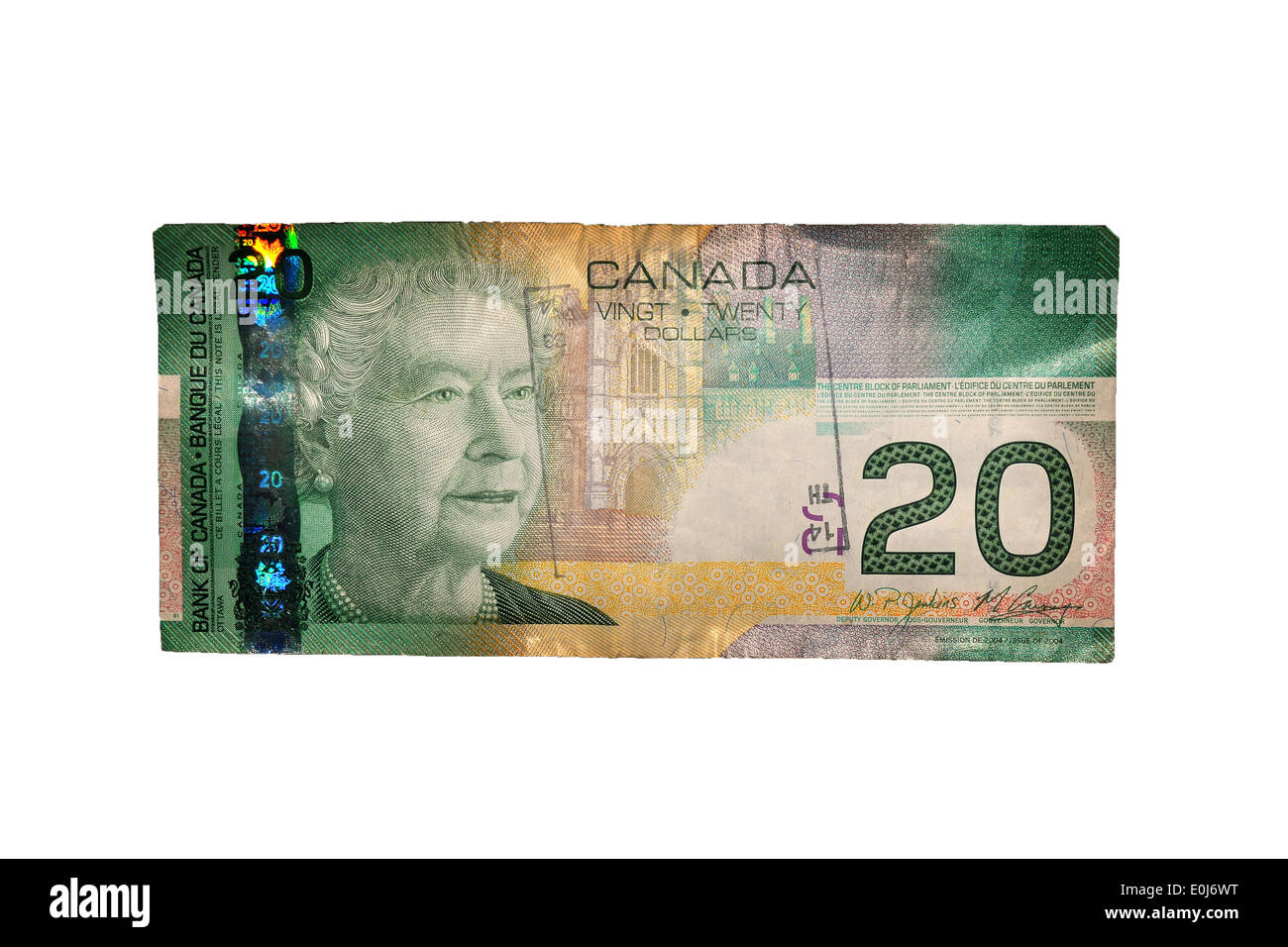 Canadian dollar note hi-res stock photography and images - Alamy
