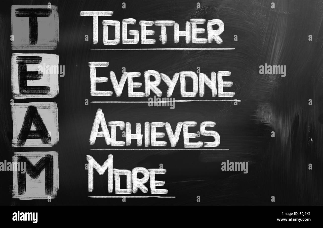 Team text Black and White Stock Photos & Images - Alamy