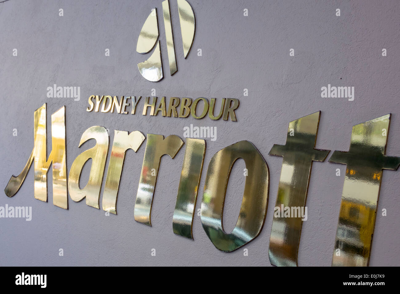 Sydney Australia,Marriott Sydney Harbour,harbor,sign,AU140310025 Stock ...