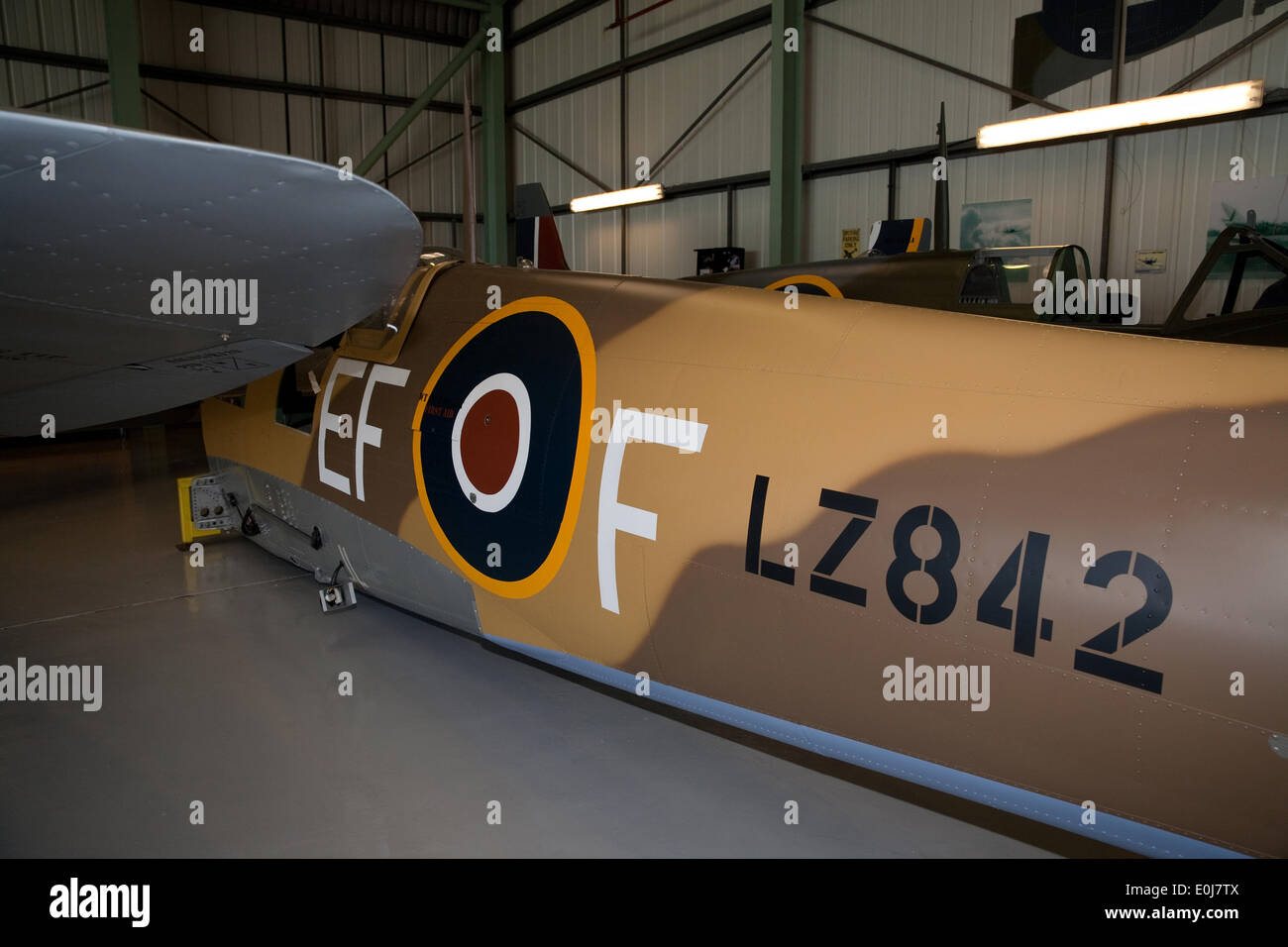 Biggin Hill, UK. 14th May, 2014. A part of a spitfire on show at the ...