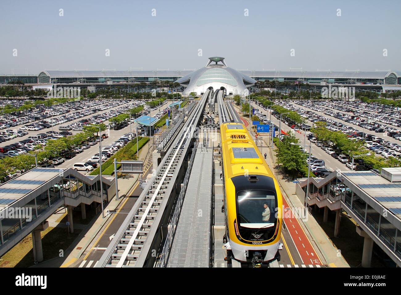 Incheon, South Korea. 14th May, 2014. South Korea's first urban maglev ...