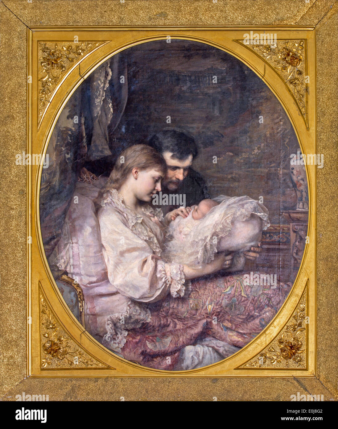 "The Family's lack" by Leopold Horowitz (1885) in Bulgarian saloon in ...