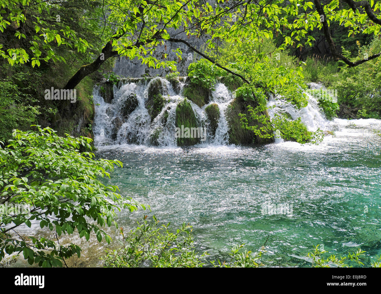 Plitvice Lakes Waterfalls, Croatia Stock Photo - Alamy