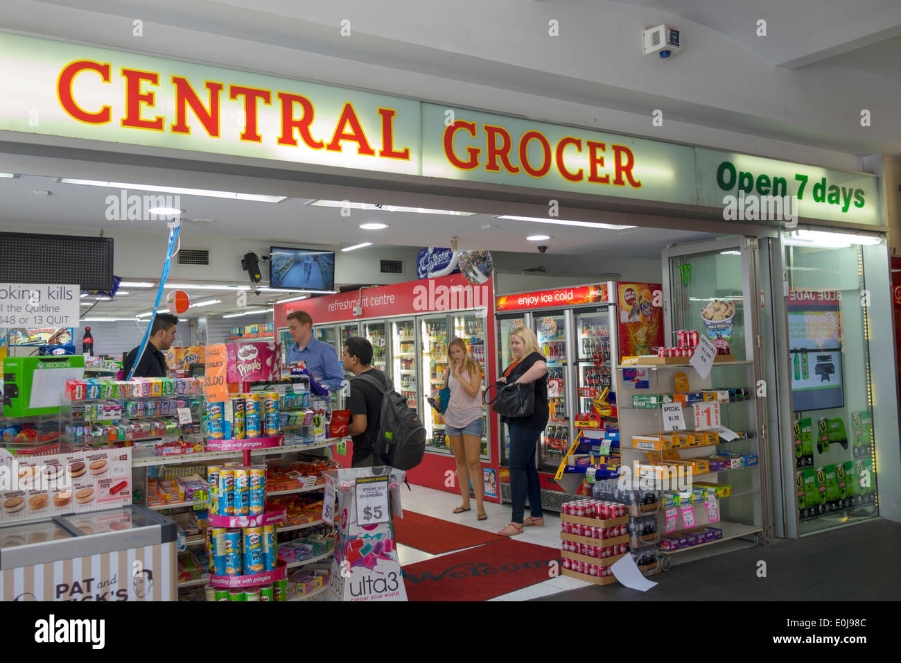 Sydney Australia,New South Wales,City Circle railway line network train ...