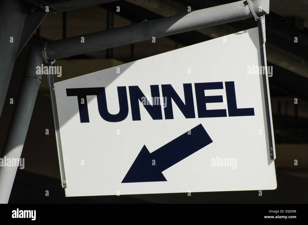 Tunnel and sign hi-res stock photography and images - Alamy