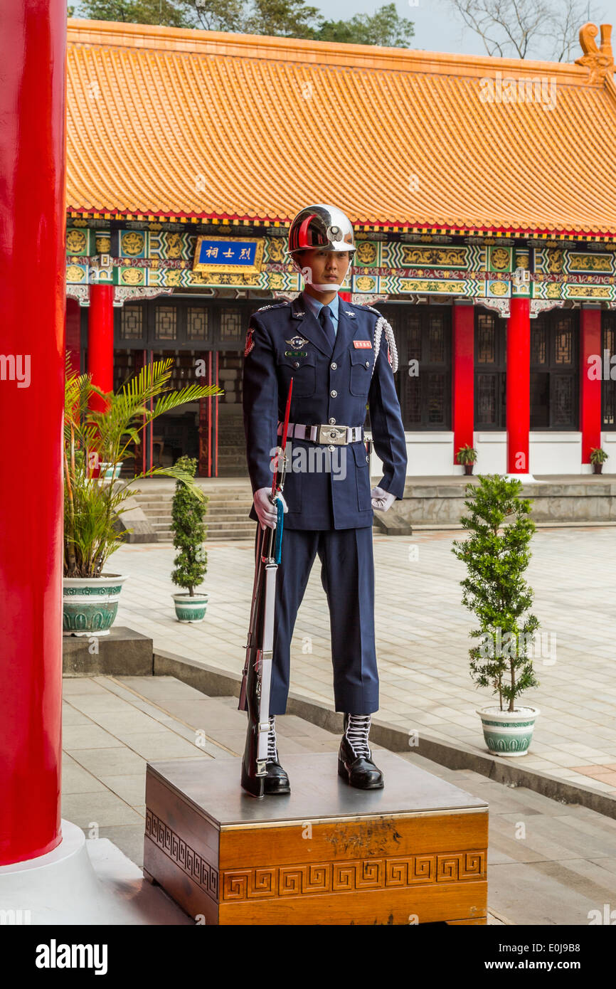 Guard standing at Martyrs Shrine Stock Photo - Alamy