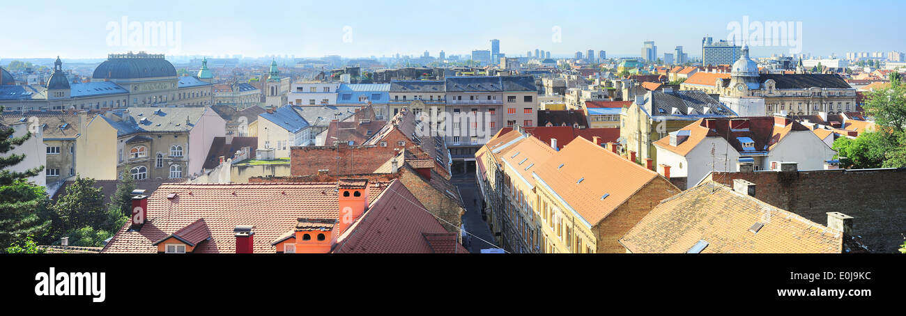 Zagreb panorama view hi-res stock photography and images - Alamy