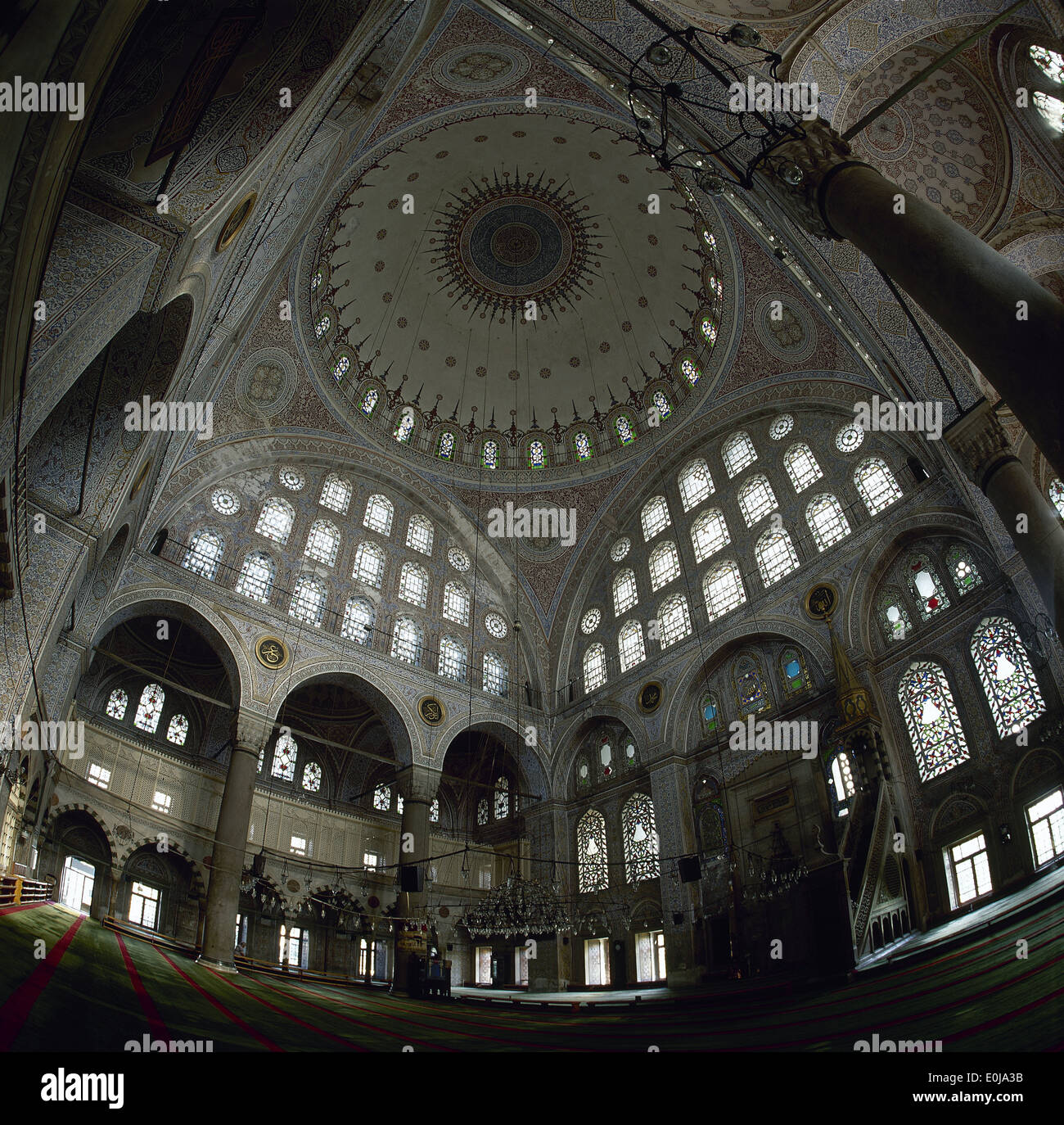 Turkey. Istanbul. The Mihrimah Sultan Mosque, designed by Mimar Sinan ...