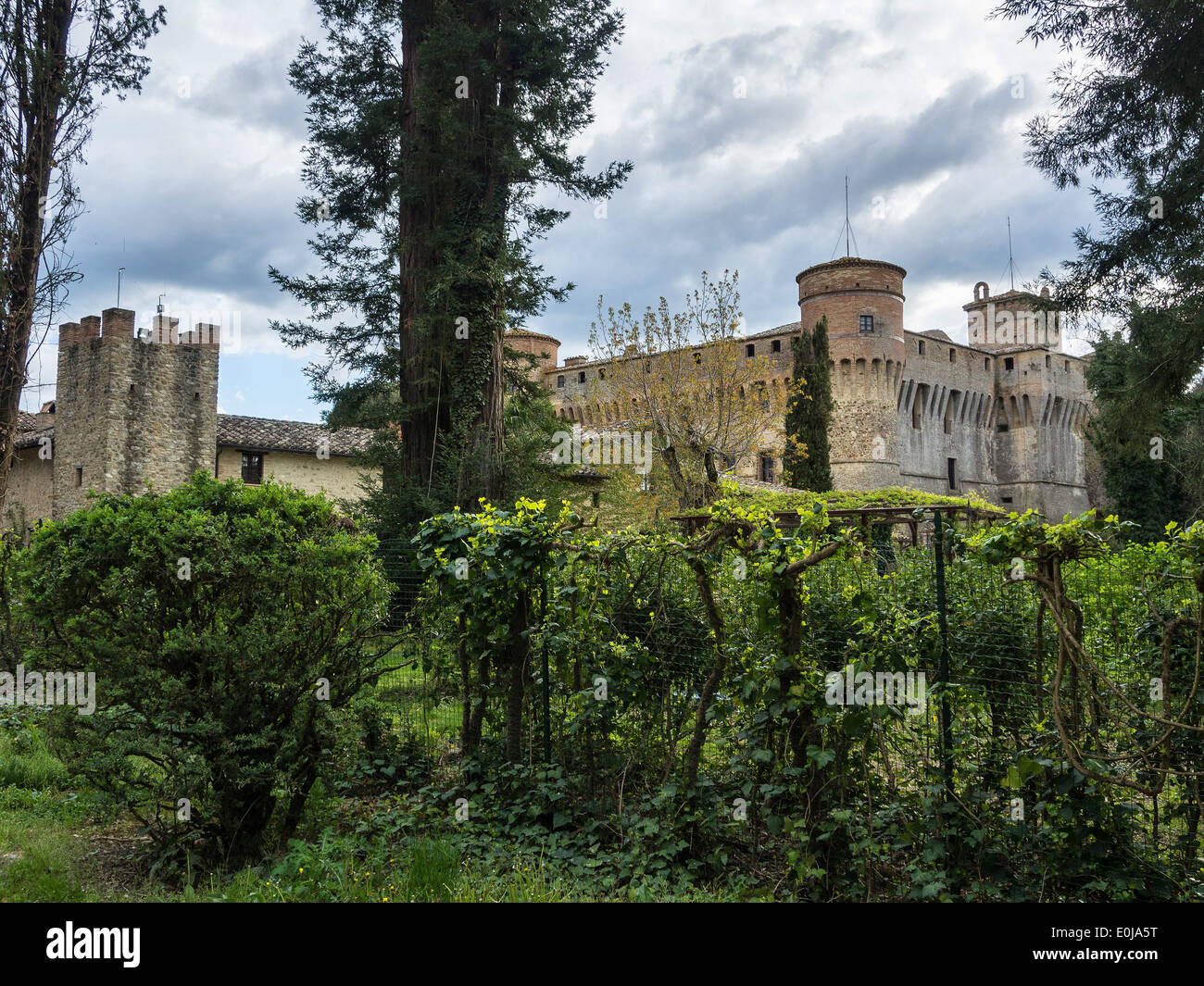 castle of Civitella Ranieri, Umbria, Italy Stock Photo - Alamy