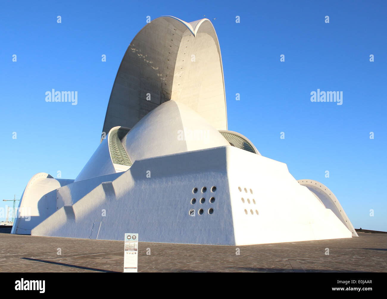 Auditorio de tenerife modern architect adan martin hi-res stock ...