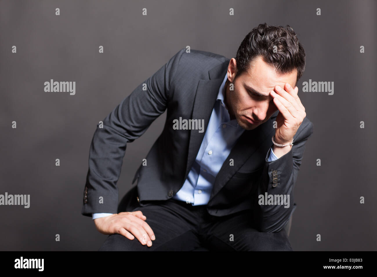 Man with depression Stock Photo - Alamy