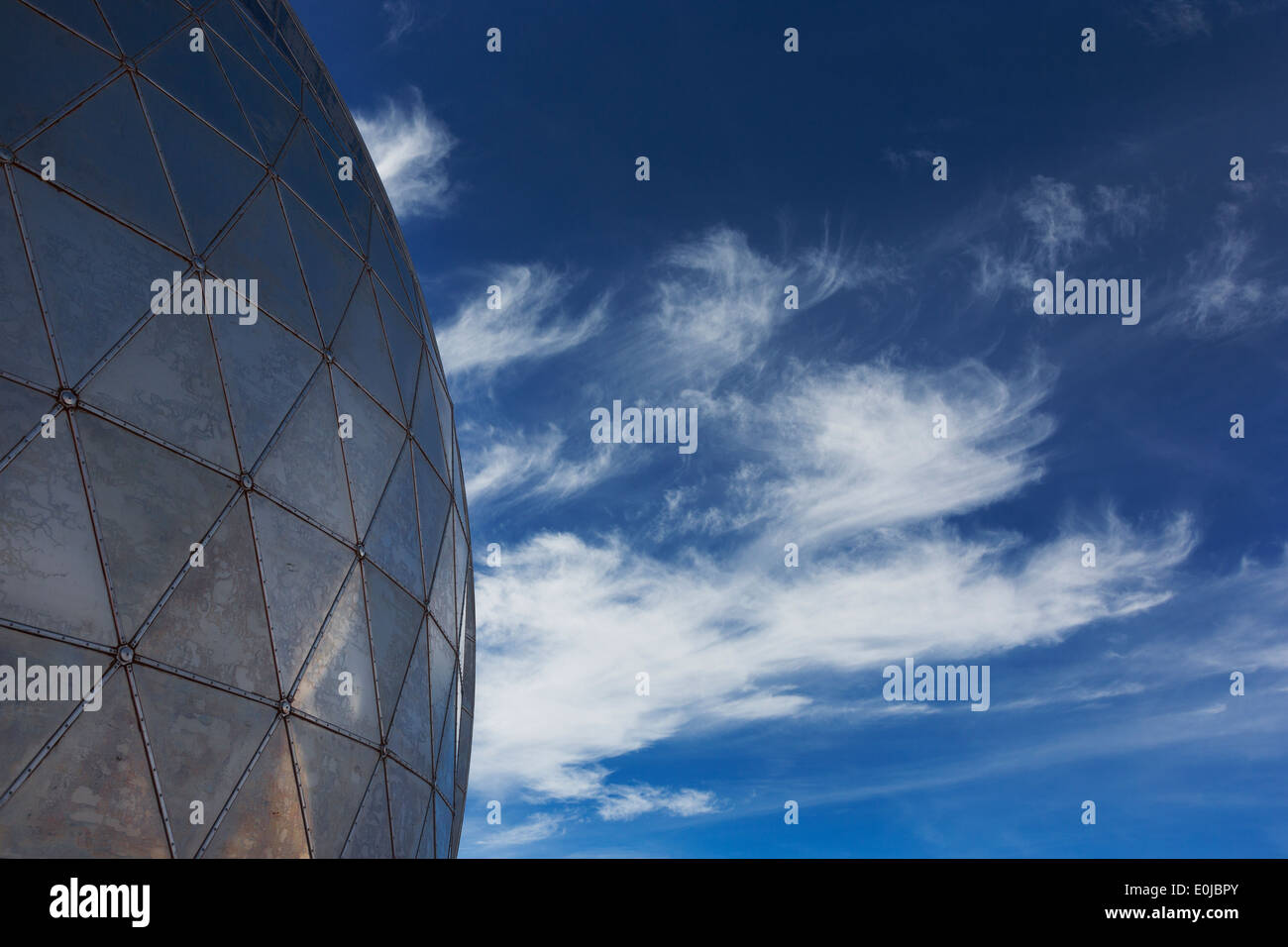 Pattern design of Astronomy telescope observatory against dramatic sky ...