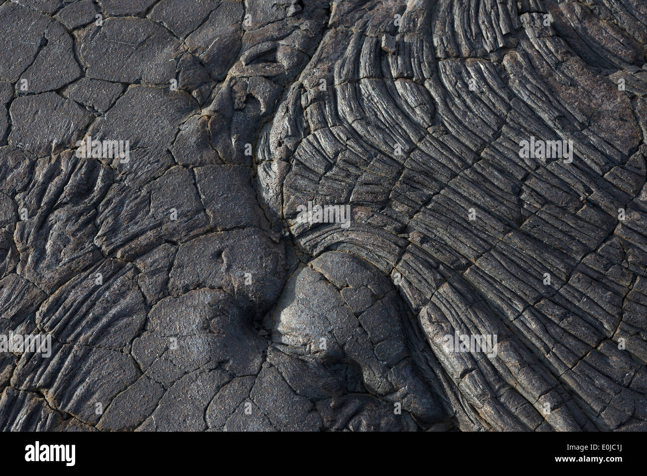 Hawaiian volcano hard lava hi-res stock photography and images - Alamy