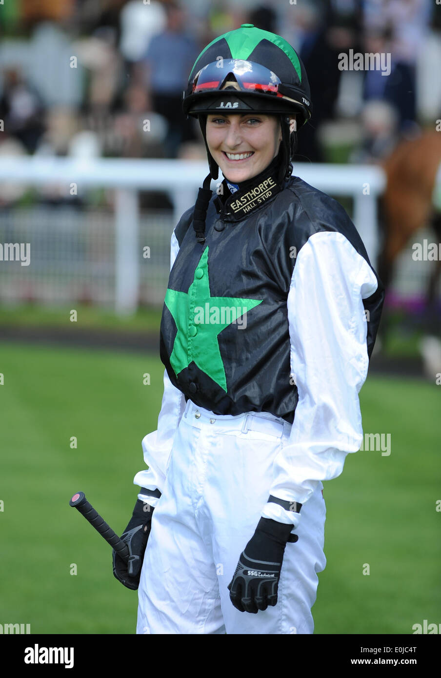 RACHEL RICHARDSON JOCKEY YORK RACECOURSE YORK ENGLAND 14 May 2014 Stock ...