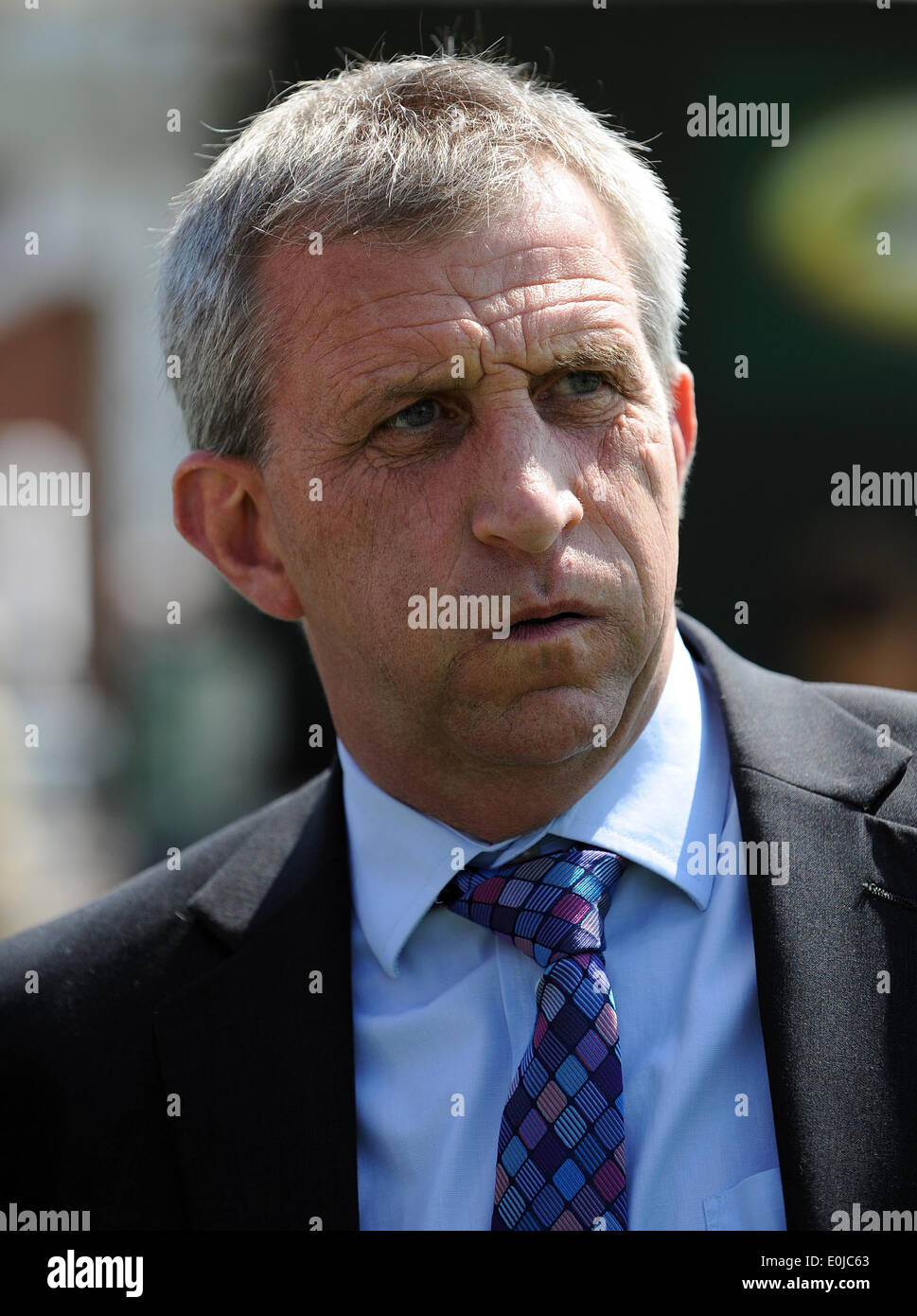 PETER NIVEN RACE HORSE TRAINER YORK RACECOURSE YORK ENGLAND 14 May 2014 ...