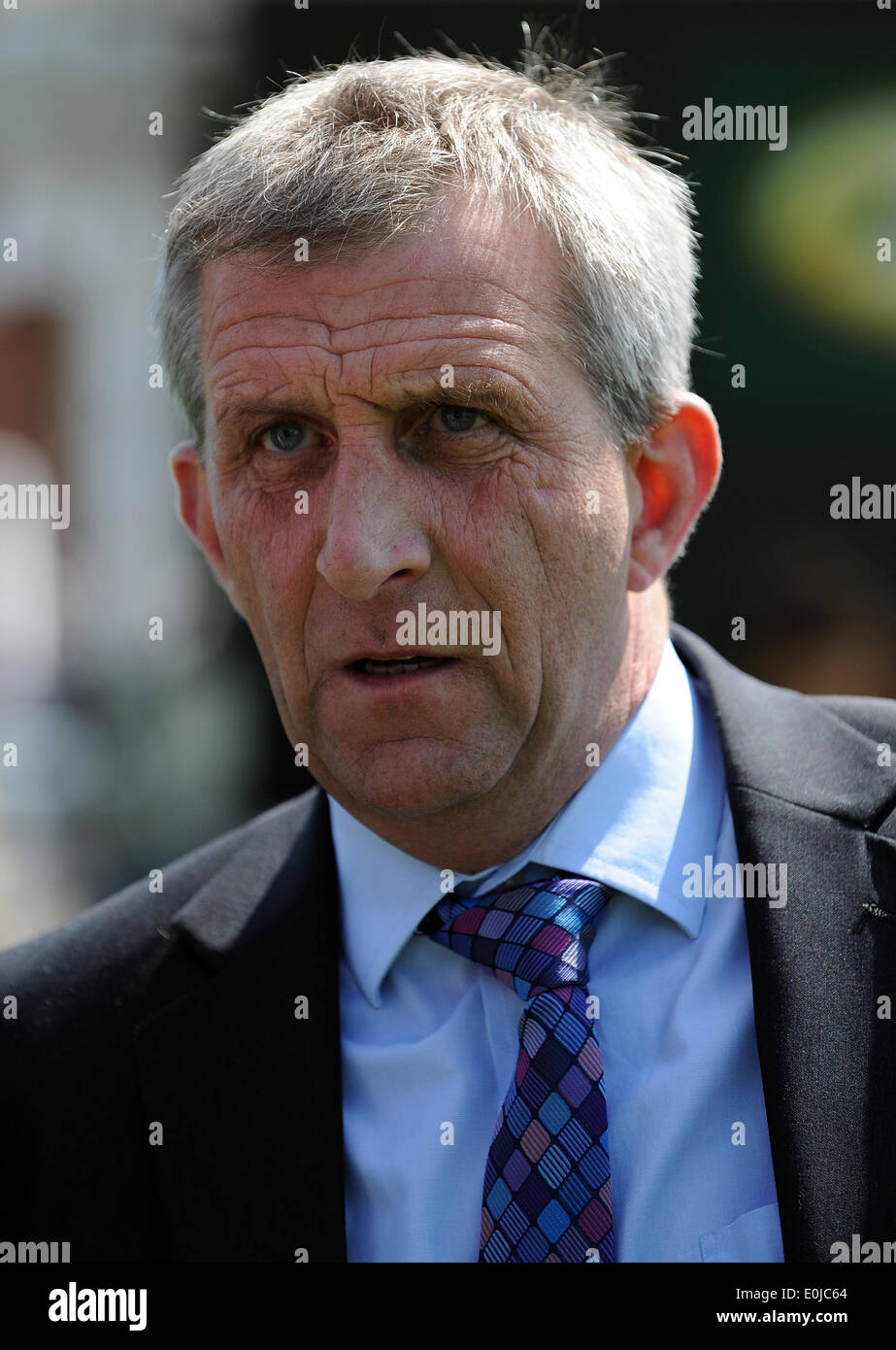 PETER NIVEN RACE HORSE TRAINER YORK RACECOURSE YORK ENGLAND 14 May 2014 ...
