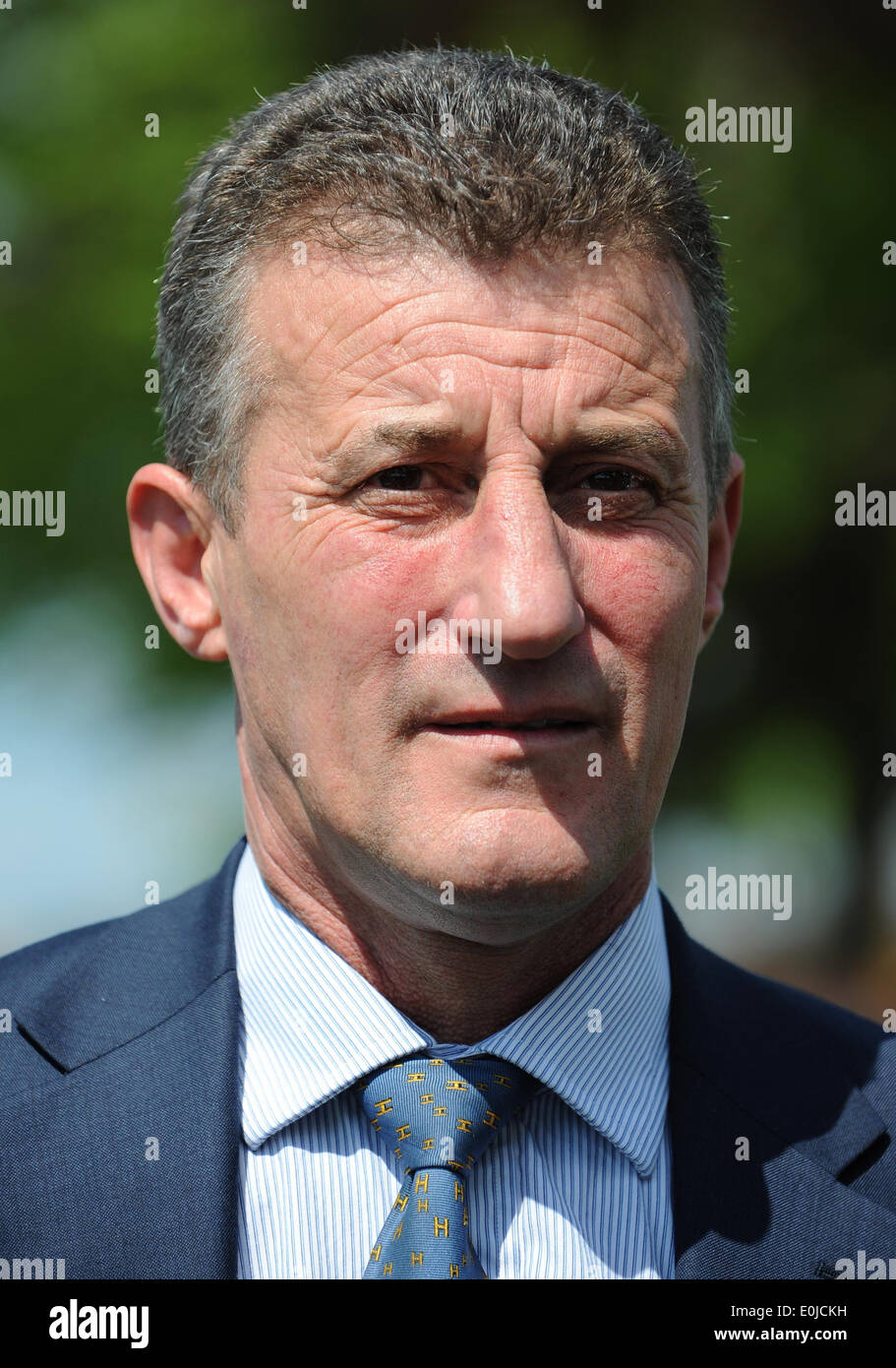 KEVIN RYAN RACE HORSE TRAINER YORK RACECOURSE YORK ENGLAND 14 May 2014 ...