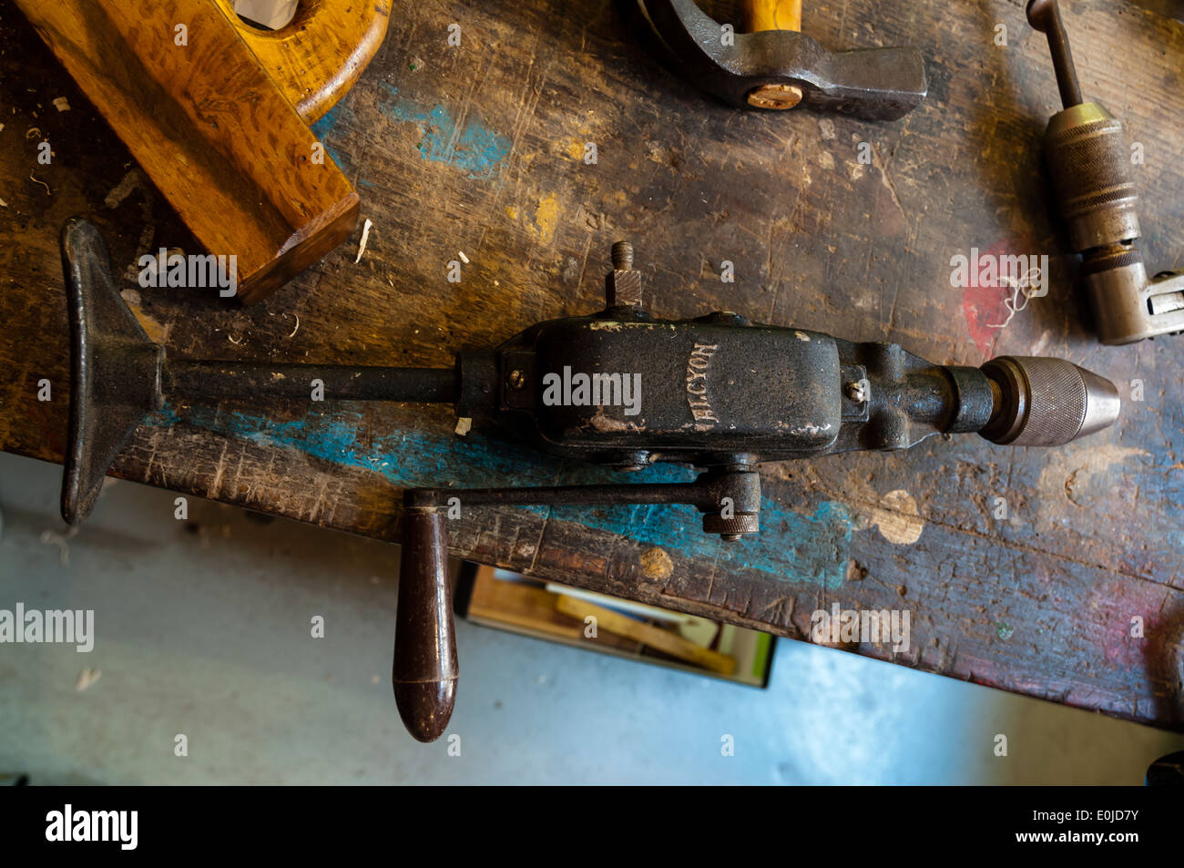 Old carpenter tools hi-res stock photography and images - Alamy