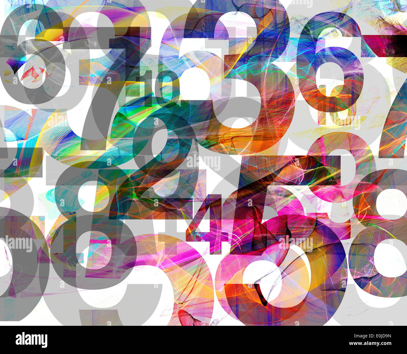 GRAPHIC DESIGN: The Numbers Game Stock Photo - Alamy