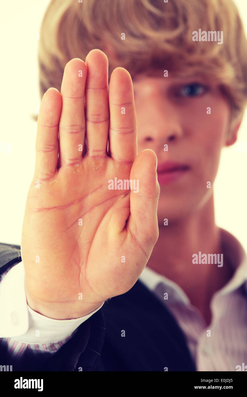 Exaggerated hand gesture hi-res stock photography and images - Alamy
