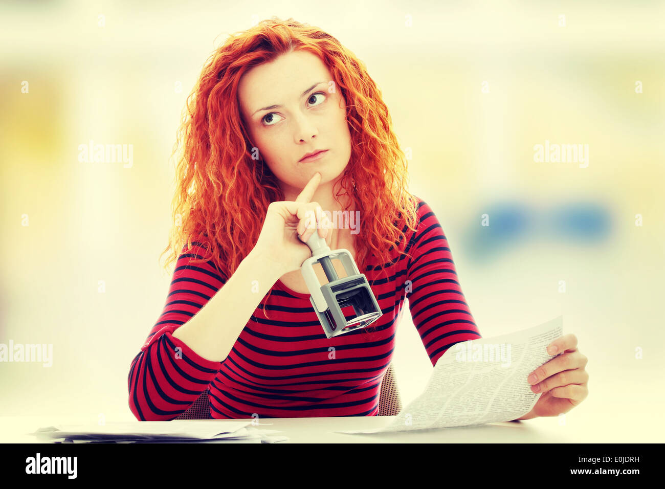 Secretary Stamp High Resolution Stock Photography and Images - Alamy